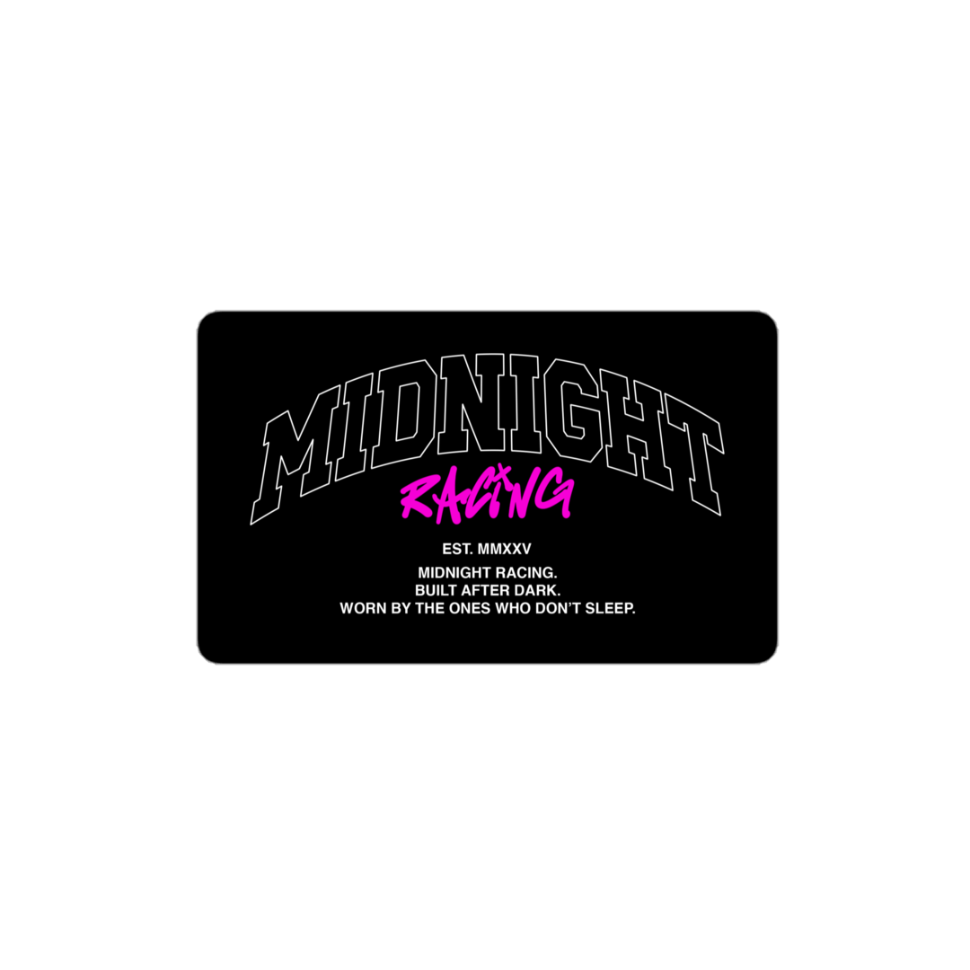 MIDN8 Mark — Sticker – Midnight Racing